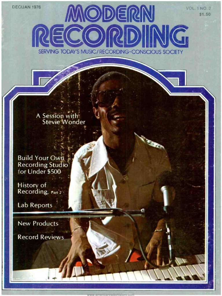Modern Recording DEC/JAN 1976 Vol. 1 No. 2 | PDF | Drum Kit | Inductor