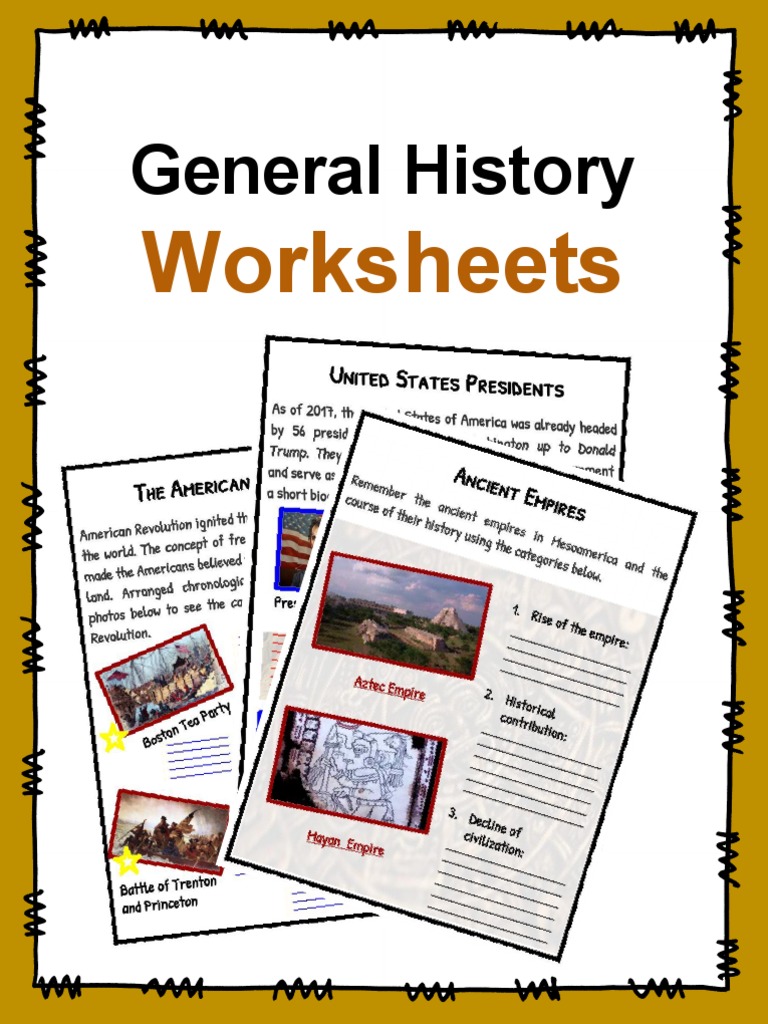 Comprehensive History Worksheets Pack | PDF | Ancient History | African ...