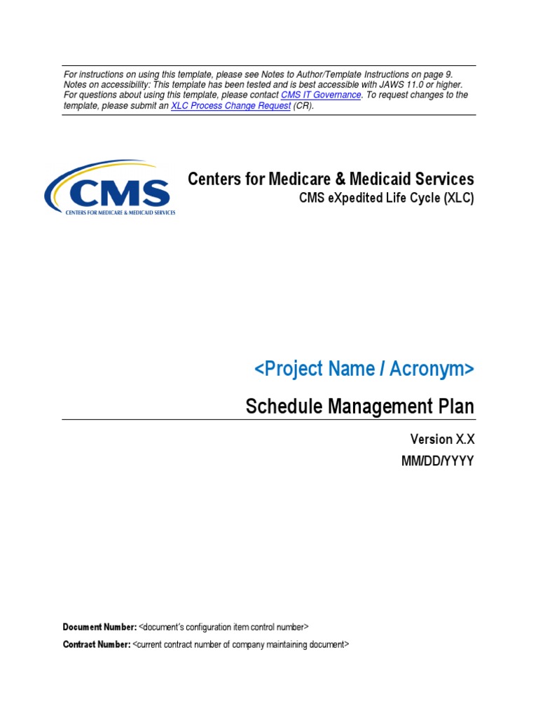 CDC Up Project Management Plan Template | PDF | Project Management ...