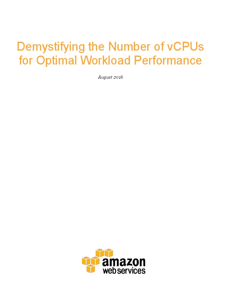 Demystifying vCPUs | PDF | Central Processing Unit | Multi Core Processor
