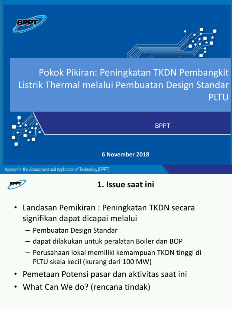 Pokok Pikiran Design Standar PLTU | PDF