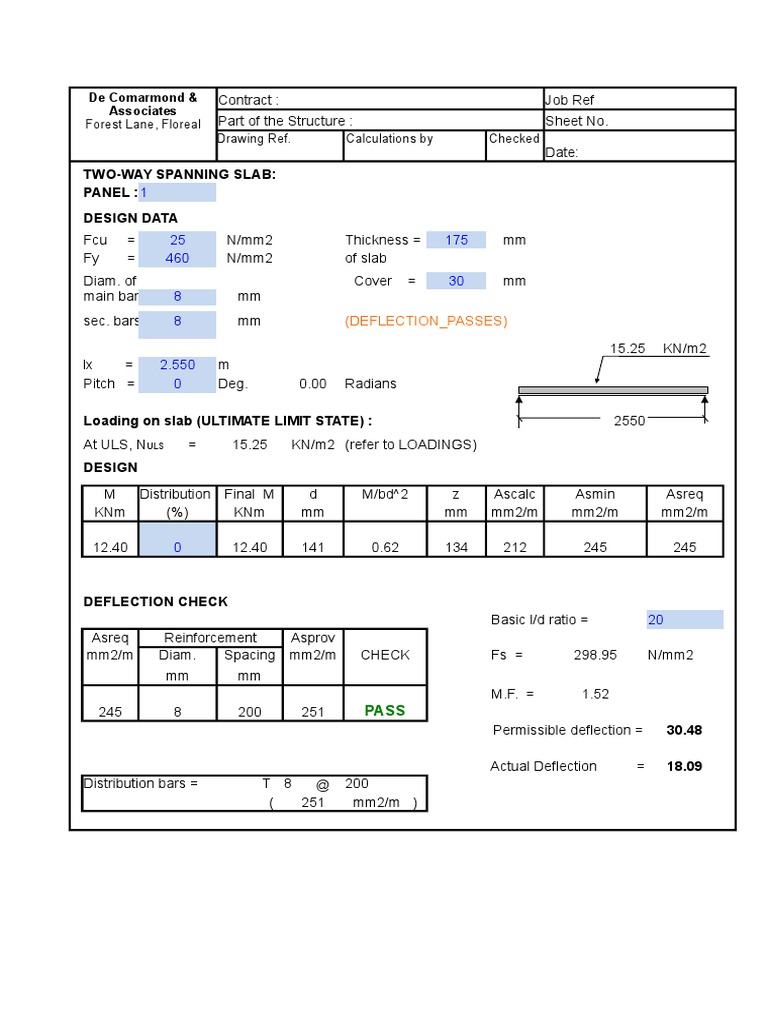 One-Way Spanning Slabs | PDF | Civil Engineering | Mechanical Engineering