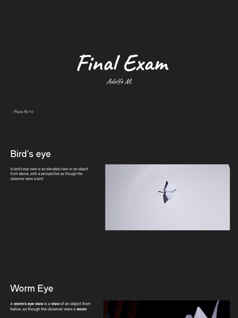 Final Exam | PDF