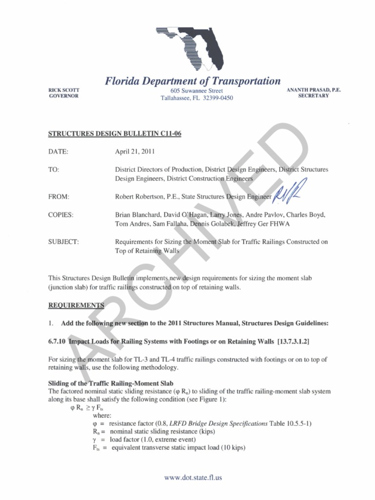 Archived: Florida Department of Transportation | PDF | Friction ...