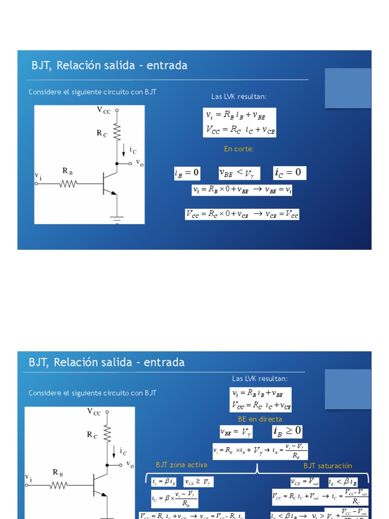 BJT Transfer Function | PDF