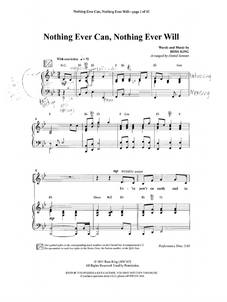 Nothing Ever Can Nothing Ever Will | PDF
