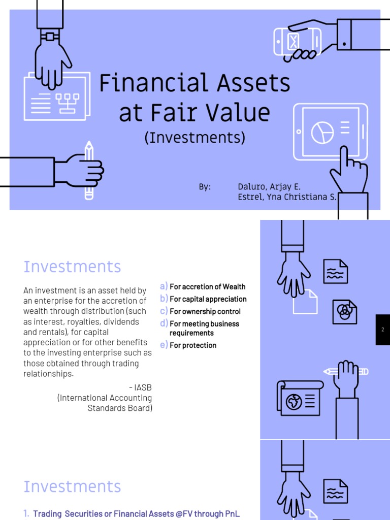 Financial Assets at Fair Value (ppt) | Fair Value | Investing | Free 30 ...