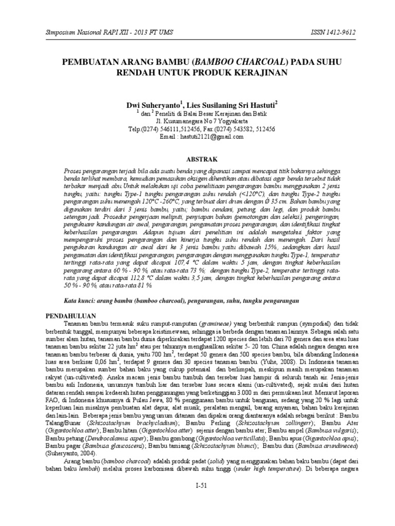 Arang Bambu PDF | PDF