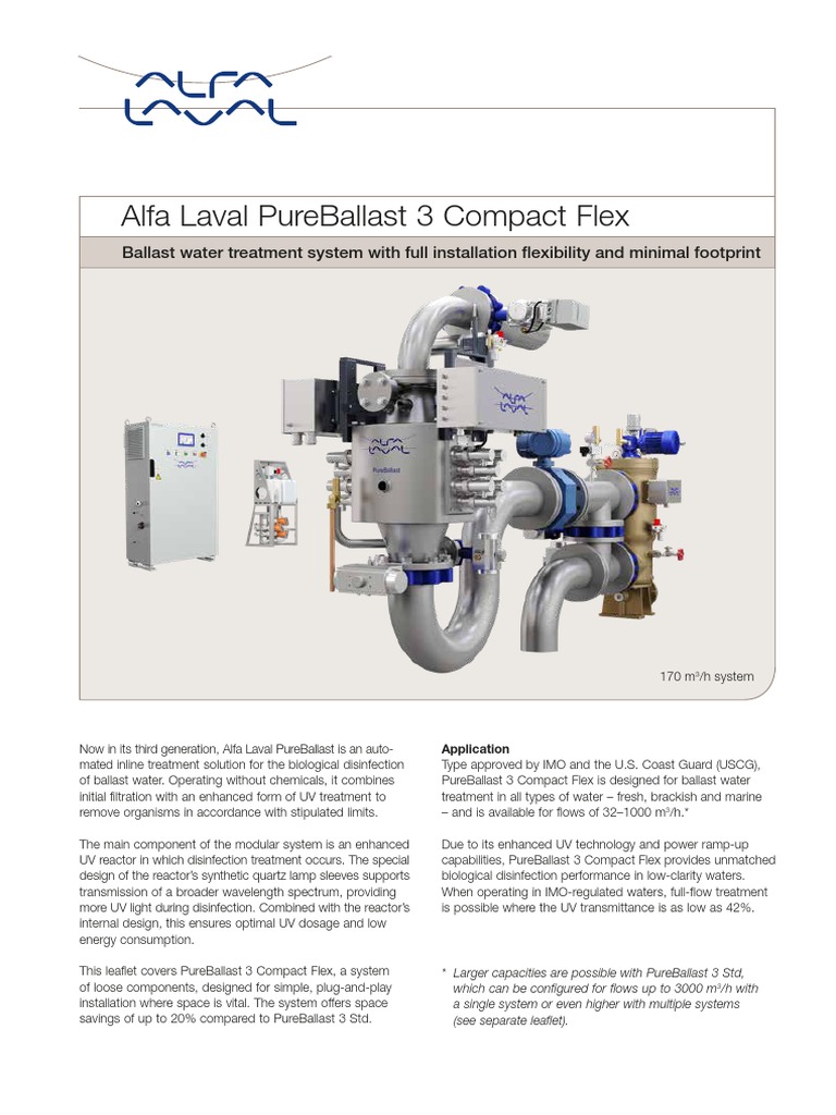 Alfa Laval PureBallast 3 Compact Flex: A Highly Flexible Ballast Water ...