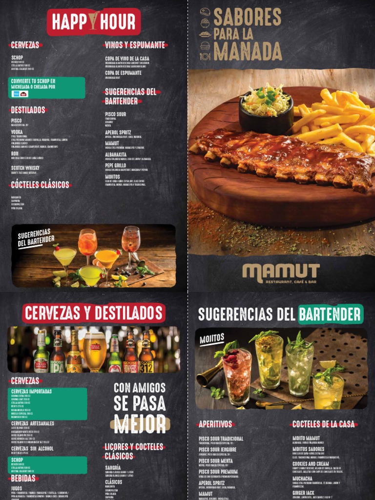 Carta Mamut 2 | PDF | Hamburguesas | Cocina occidental