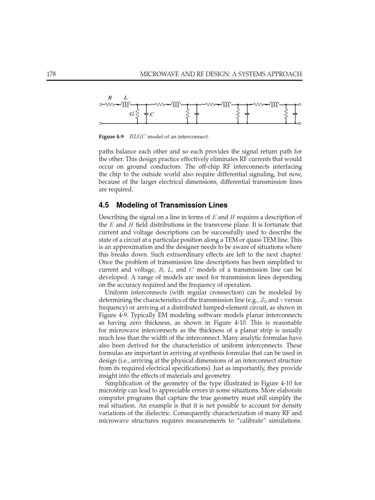 Modeling Transmission Lines: A Guide to Distributed Element Circuit ...