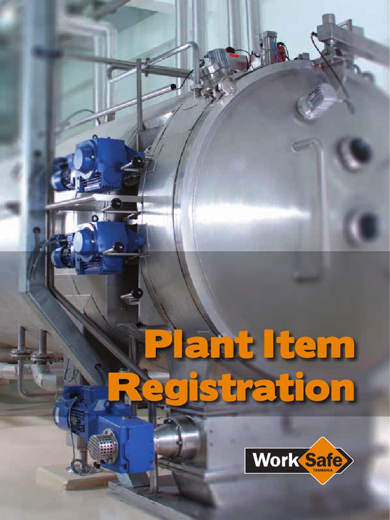 Plant Item Registration Plant Item Registration | PDF | Expert | Engineer
