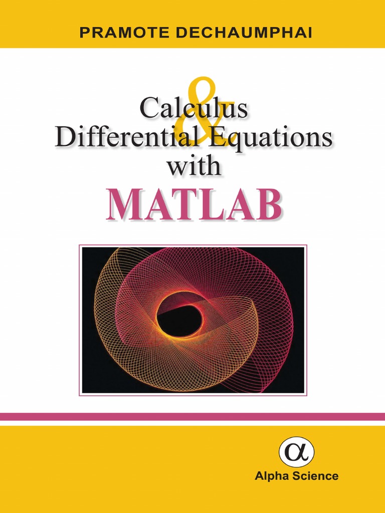 Calculus and Differential Equations With MATLAB PDF | PDF | Differential Equations | Equations