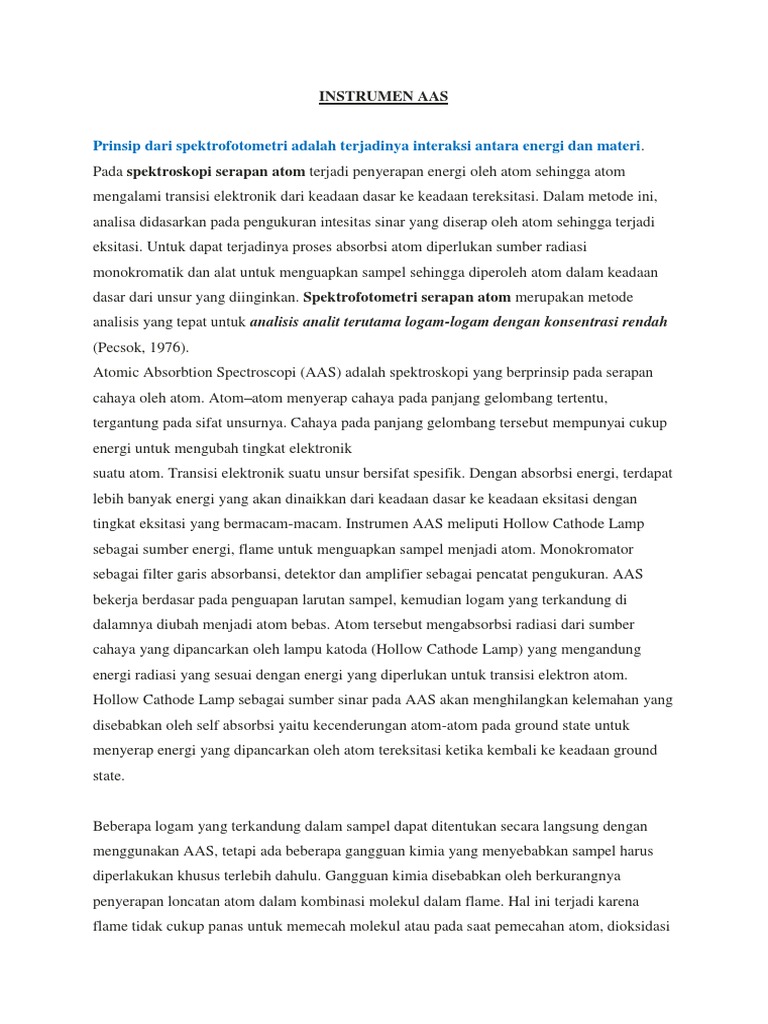 Instrumen Aas | PDF