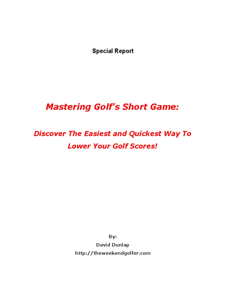 Mastering Golf's Short Game | PDF | Golf Course | Golf Stroke Mechanics