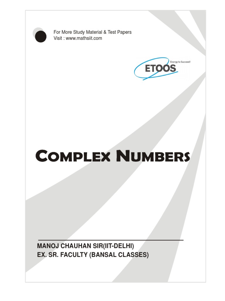 24 Complex Number - Mc-Exercise 1 | PDF | Complex Number | Triangle