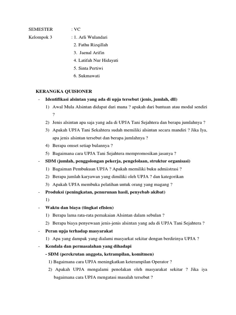 Jenis dan Contoh Alsintan di UPJA | PDF | Karier & Perkembangan | Bisnis