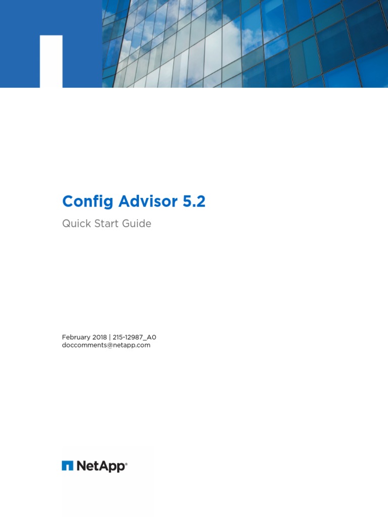 Config Advisor 5.2 Quick Start Guide | PDF | Port (Computer Networking ...