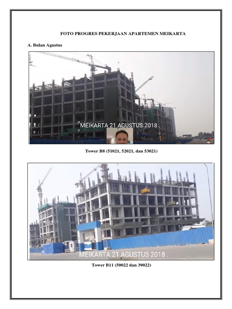Progres Foto Apartemen Meikarta 2023 | PDF