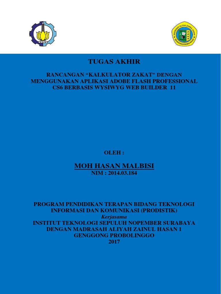 Ta Prodistik Rancangan "Kalkulator Zakat" Dengan Menggunakan Aplikasi ...
