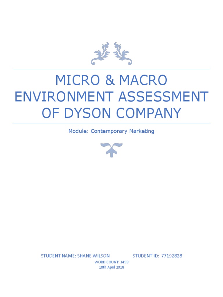 Dyson - Environmental Assesment | PDF | Innovation | Brand