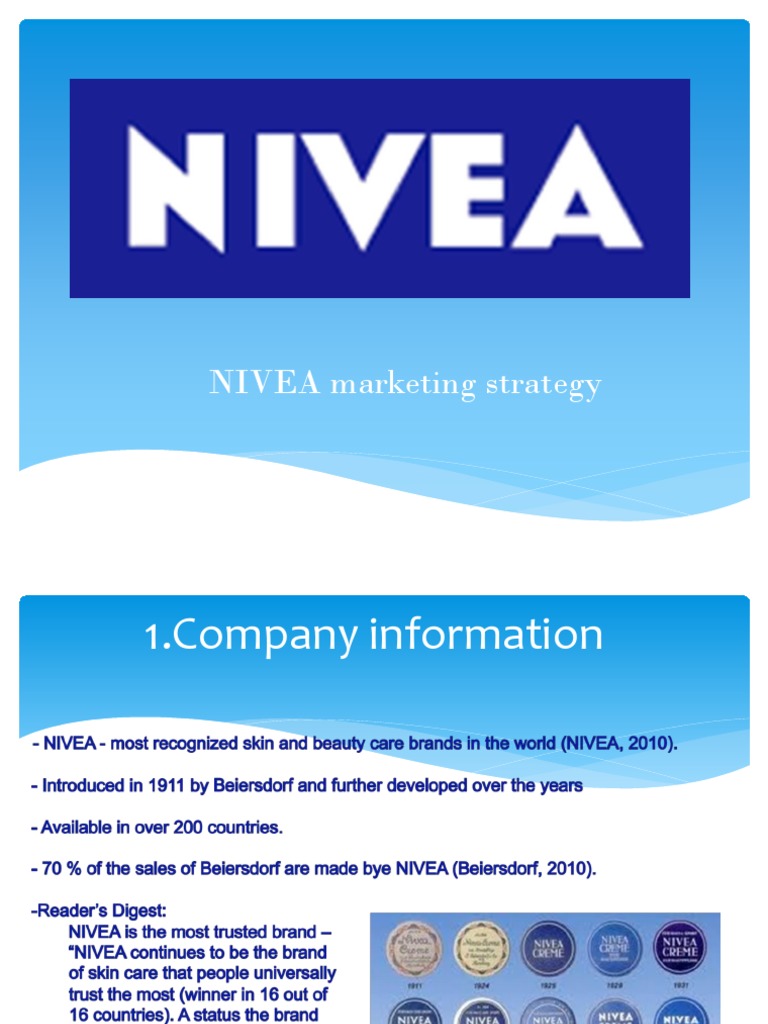 Presentation Nivea | Download Free PDF | Marketing Strategy | Marketing