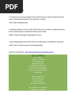 Mga Halimbawa NG Bulong | PDF