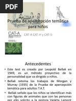 Test de Apercepción Infantil CAT-A | PDF | Carné de identidad | León