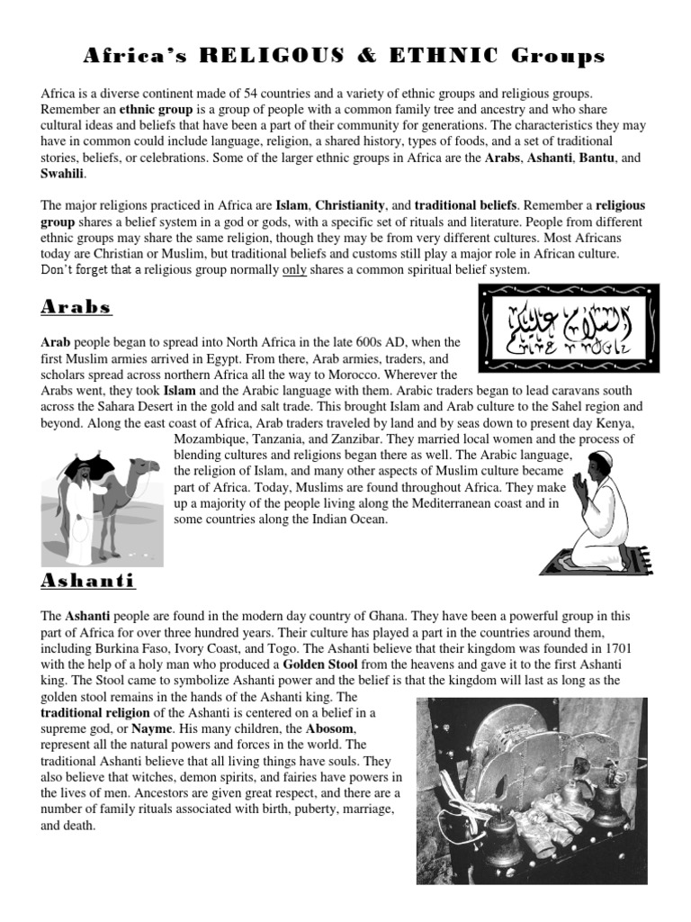 Religions and Ethnic Groups | Download Free PDF | Africa | East Africa