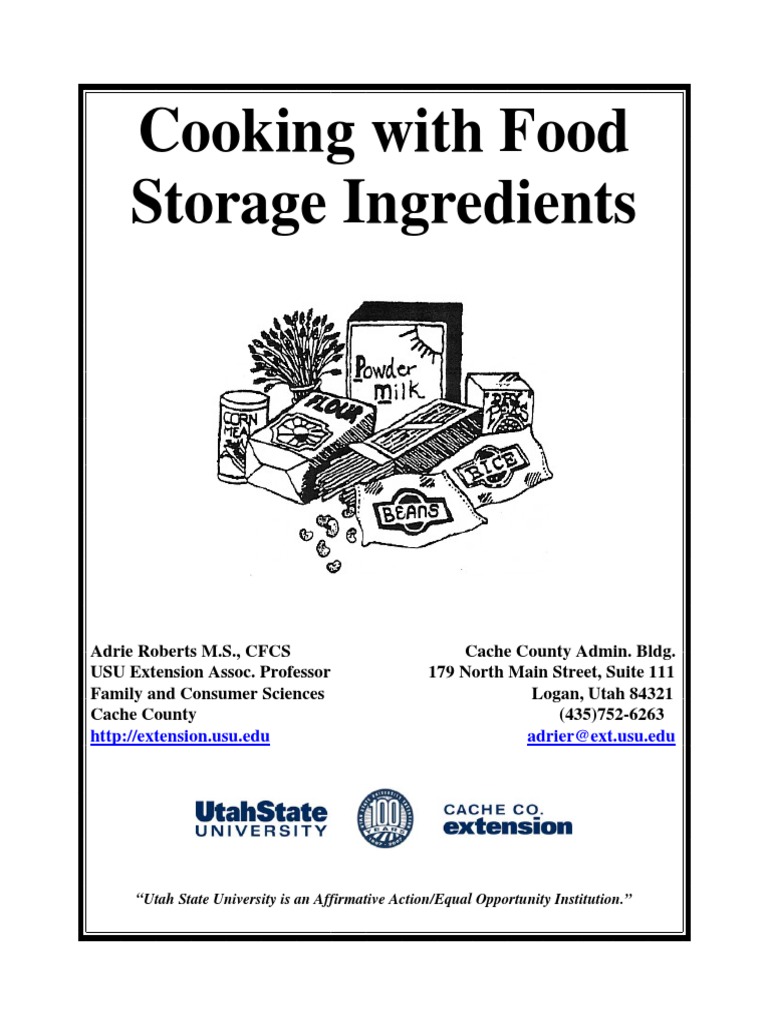 Cooking With Food Storage Ingredients PDF | PDF | Bean | Pancake
