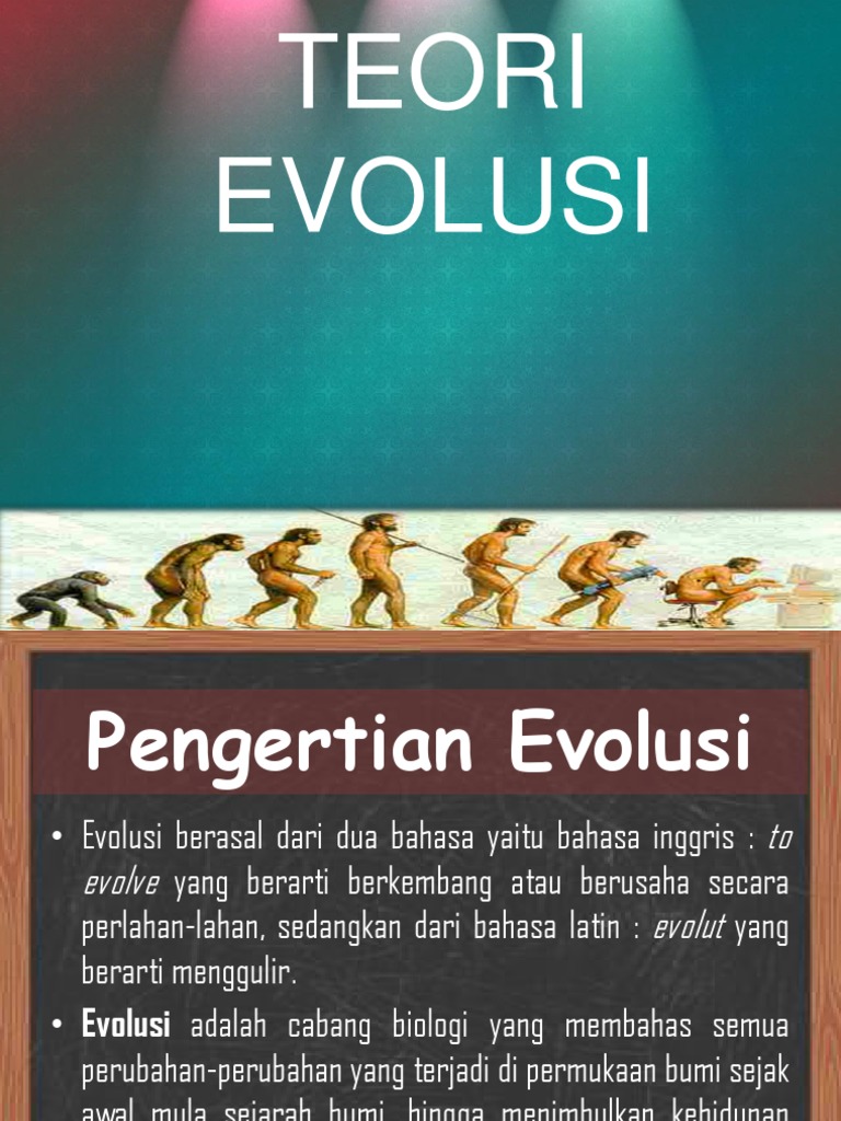 5.teori Evolusi Manusia | PDF