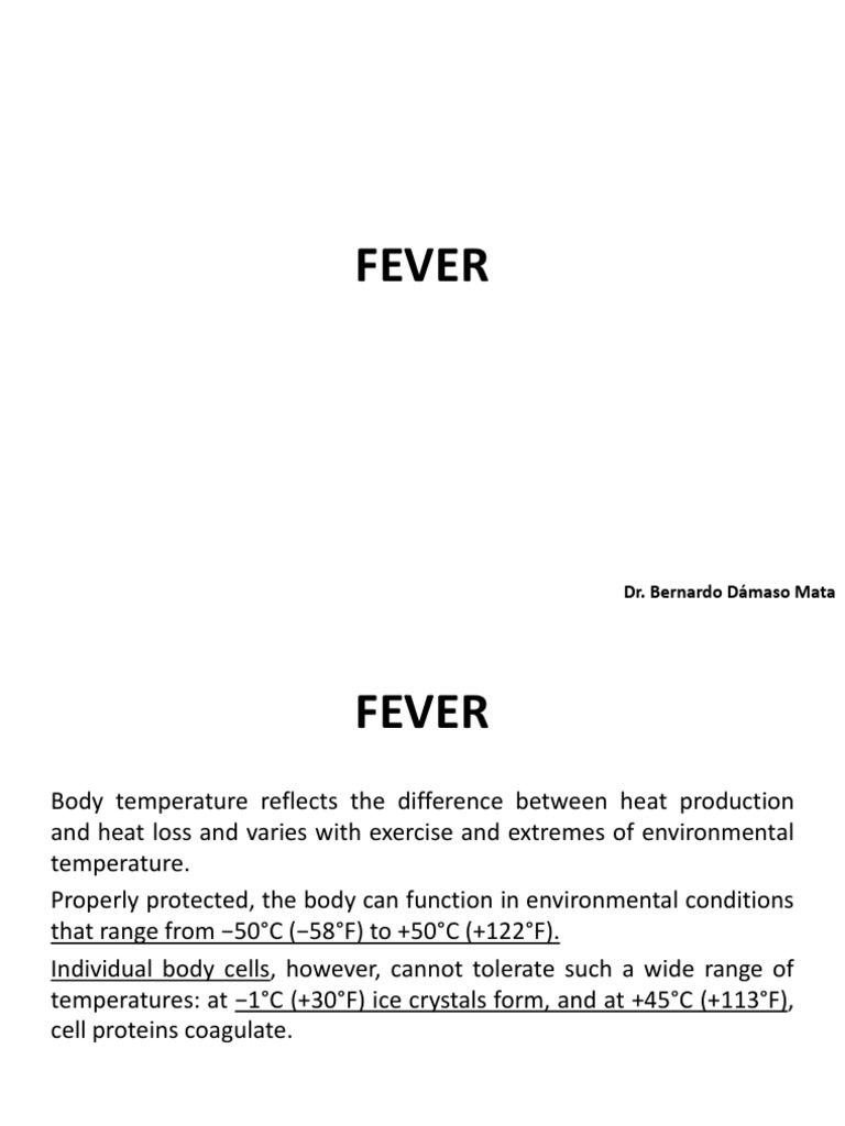 Fever | PDF | Fever | Thermoregulation