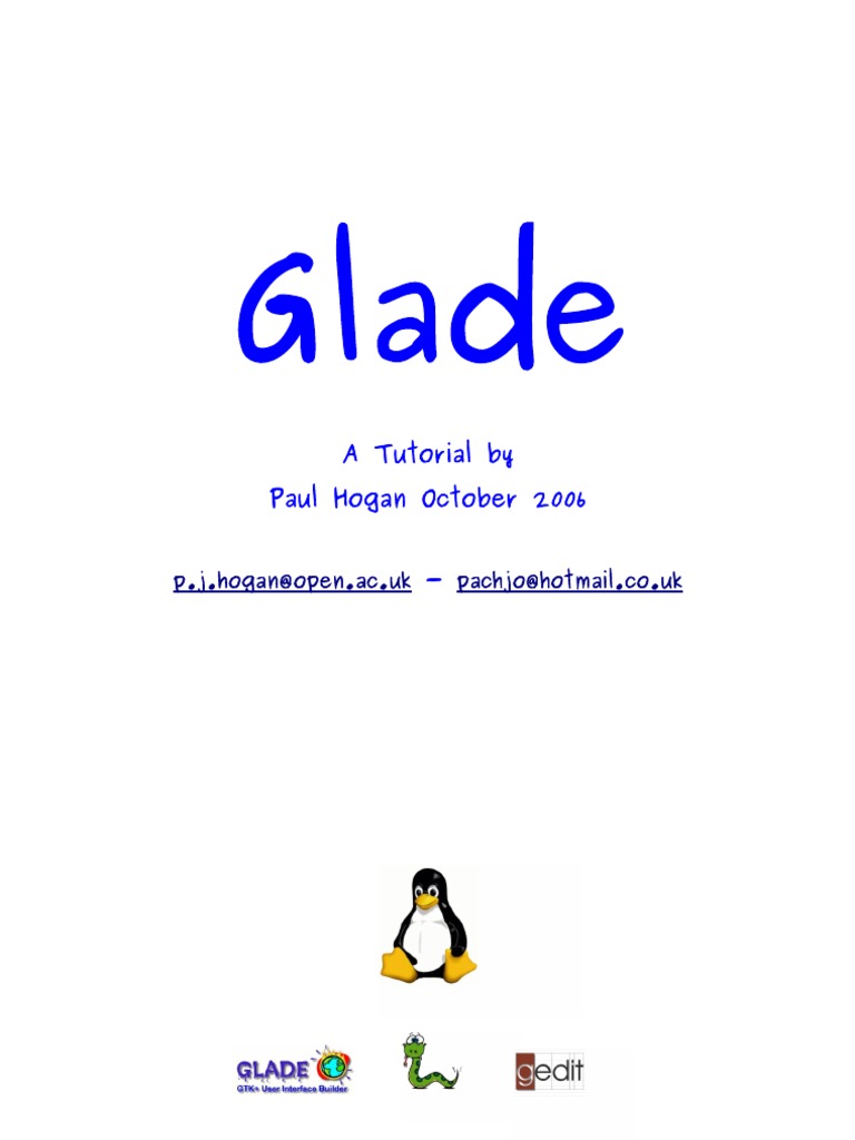 Glade Tutorial | PDF | Button (Computing) | Widget (Gui)