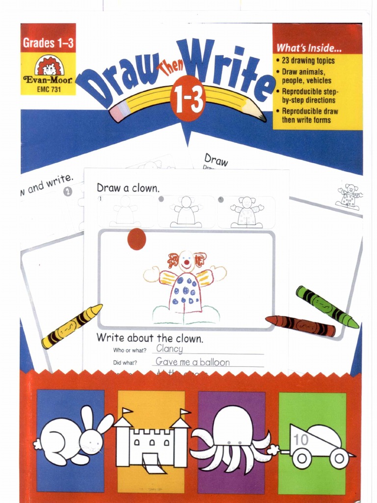 Draw...Then Write: A Creative Writing Resource that Provides Step-by ...
