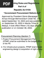 RA 12009 Procurement Guidelines Summary | PDF