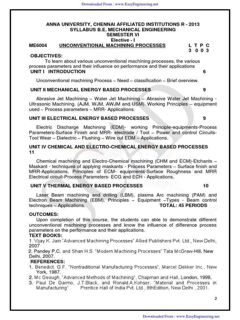 Me6004 Ucmp | PDF | Machining | Nozzle