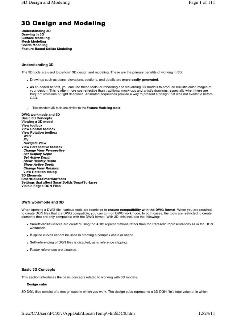 3d Design And Modeling Pdf Cartesian Coordinate System 3 D