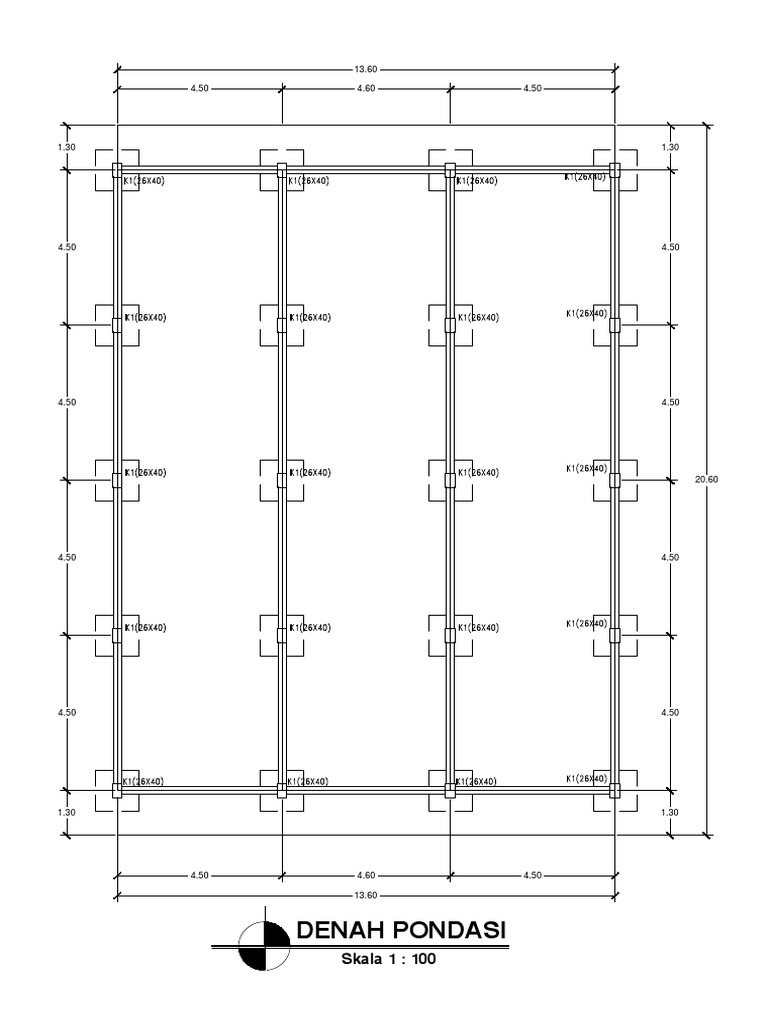 Denah Pondasi | PDF