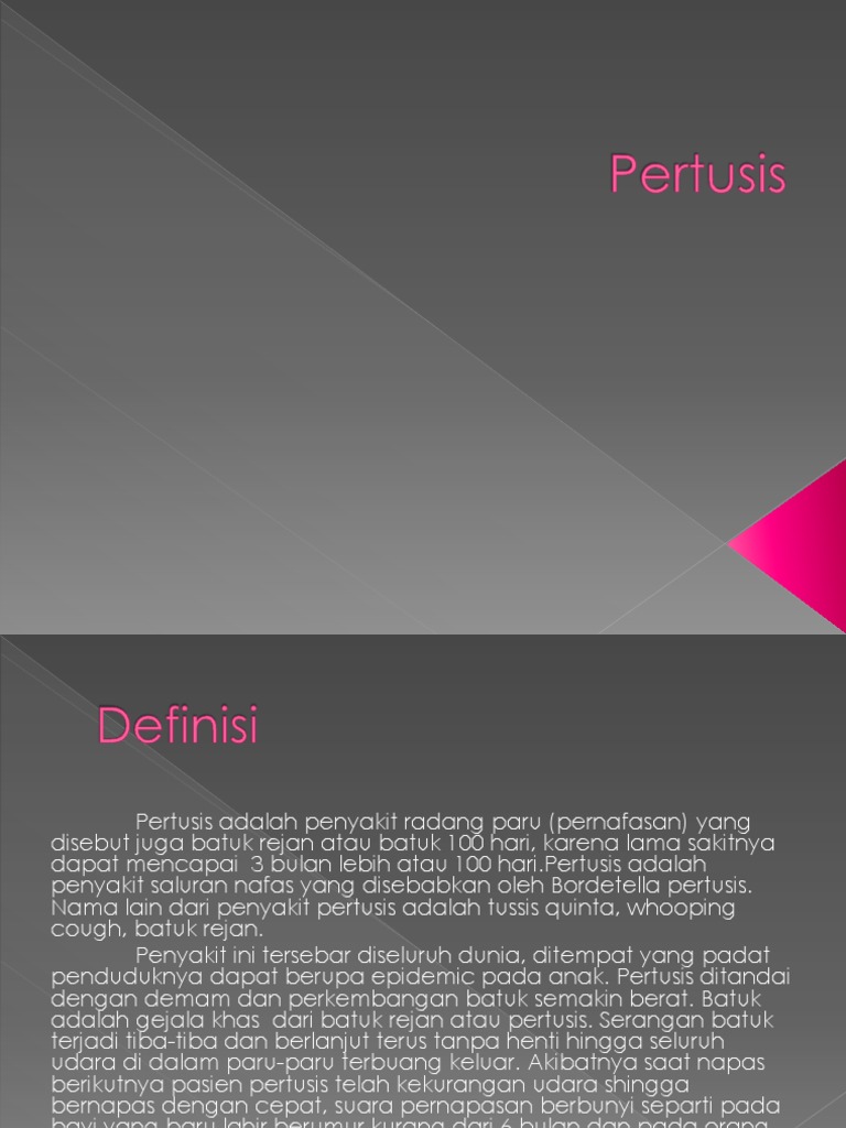 Pertusis | PDF
