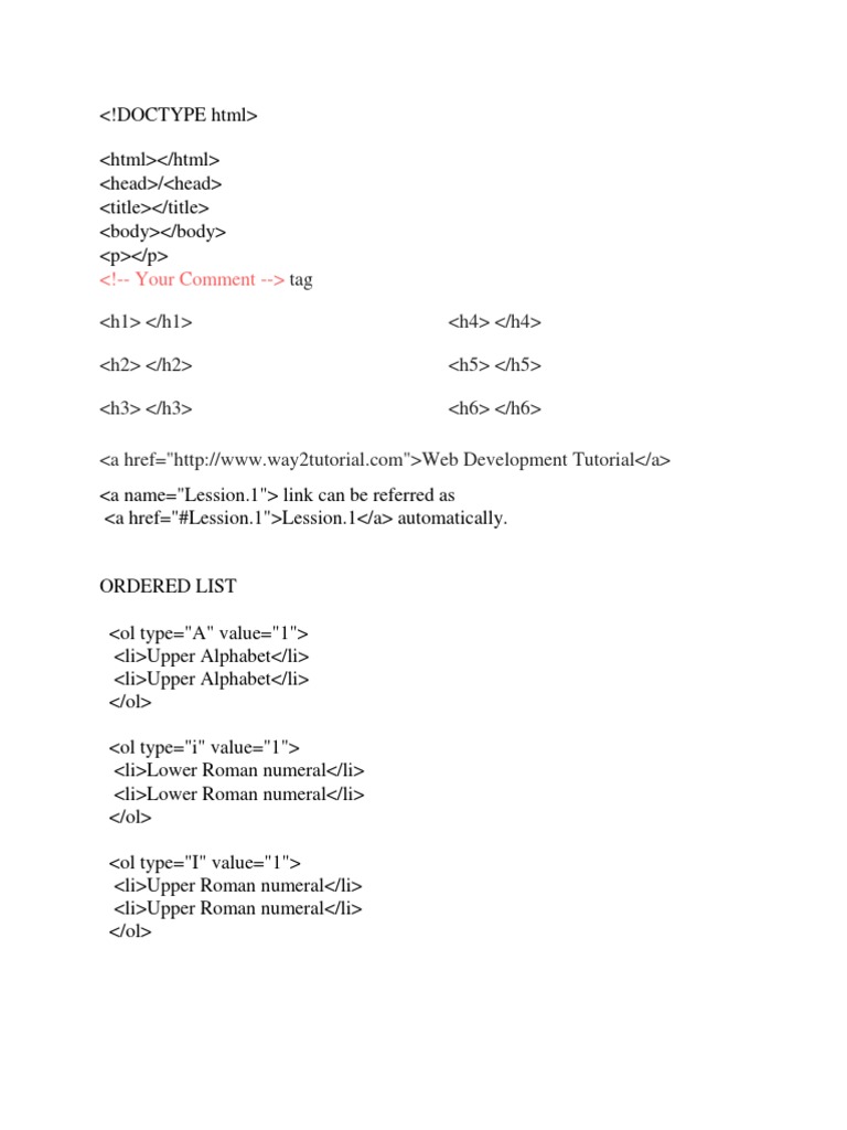 DOCTYPE HTML | PDF | Graphic Design | Text