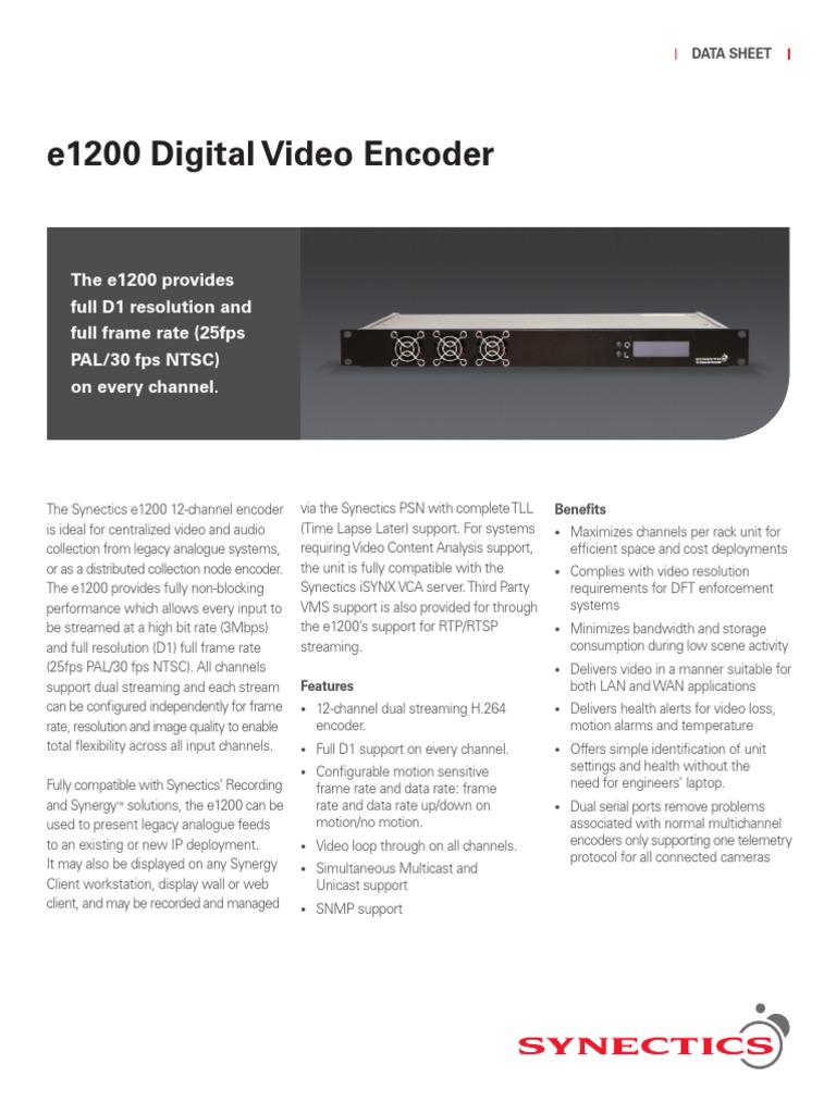 Fox515 Technical Data | PDF | Streaming Media | Digital Video