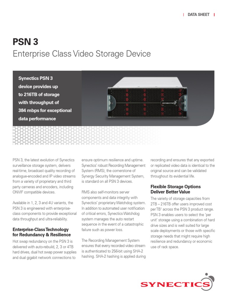 synectics-PSN3 USL | PDF | Streaming Media | Computer Network