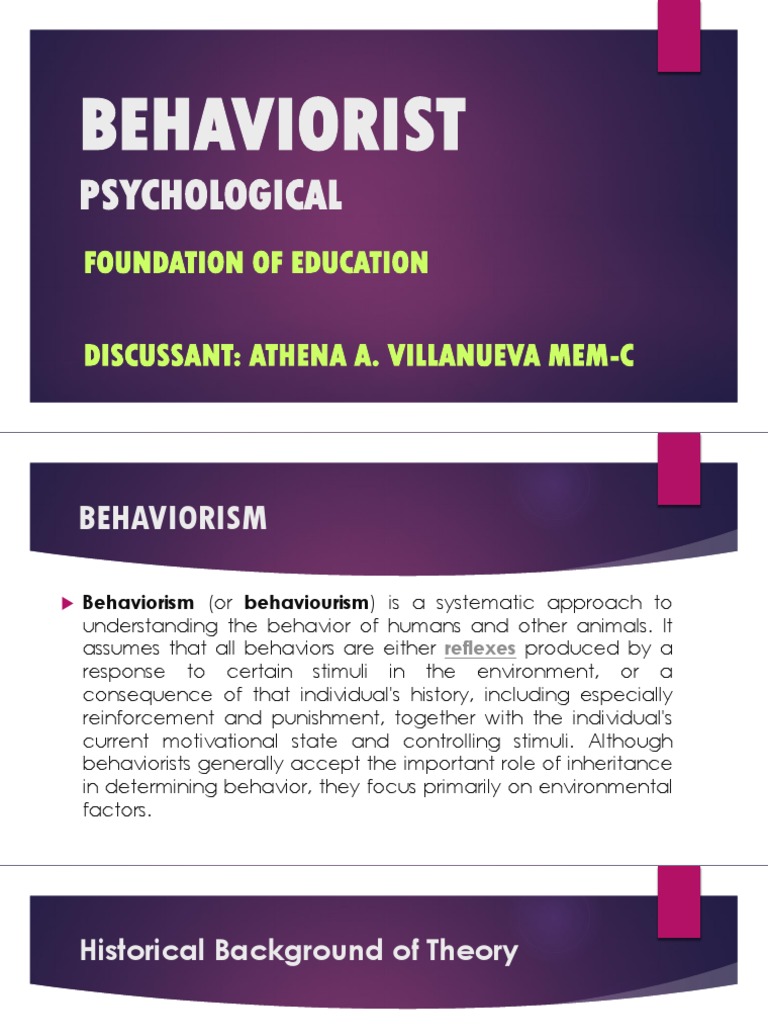 Behaviorism