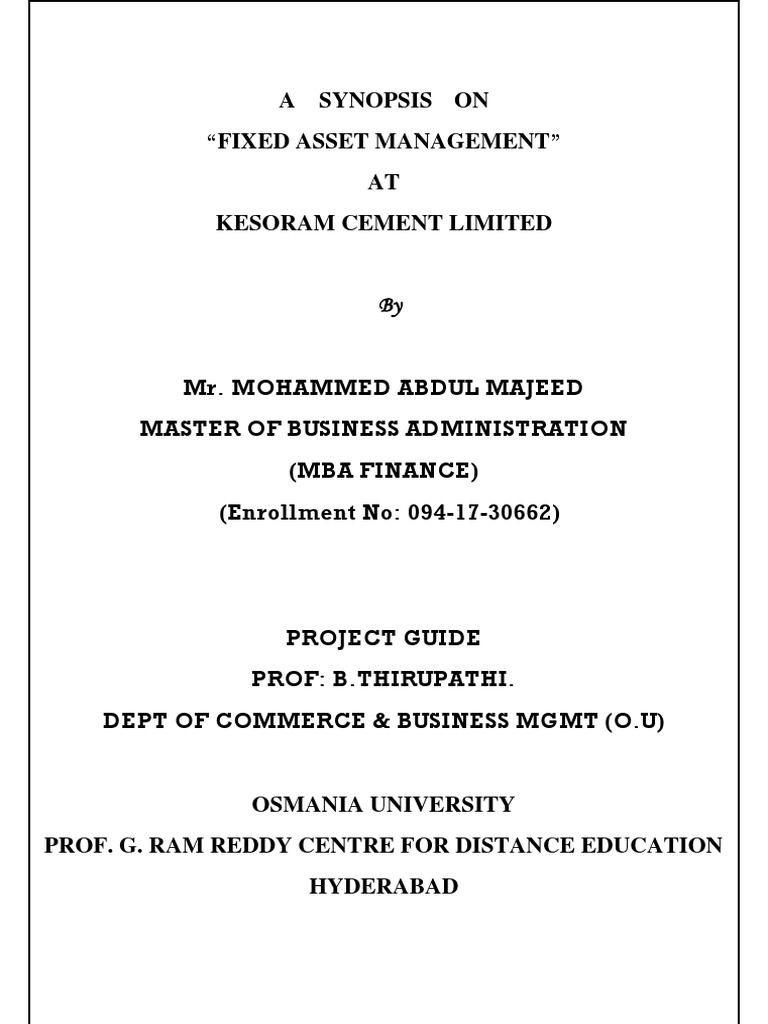 Fixed Asset Management | Download Free PDF | Historical Cost | Fixed Asset