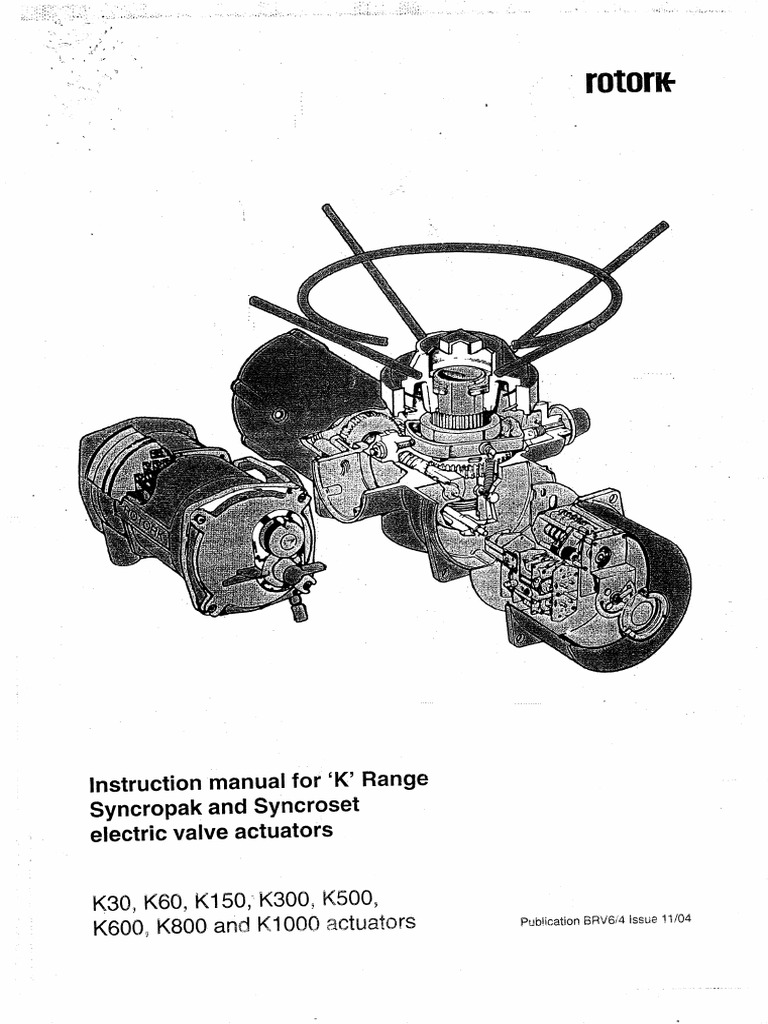Actuator Manual Rotork | PDF