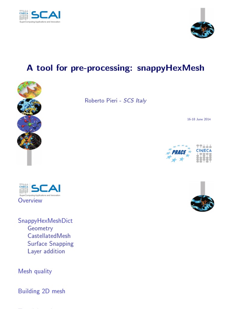 Snappy Hex Mesh | PDF | Tetrahedron | Geometry