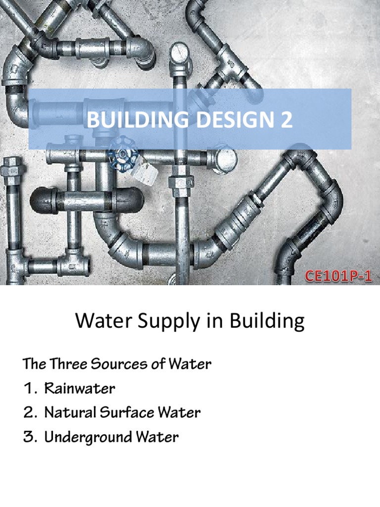 Lecture 4 Water Pipe Sizing PDF | PDF | Valve | Plumbing