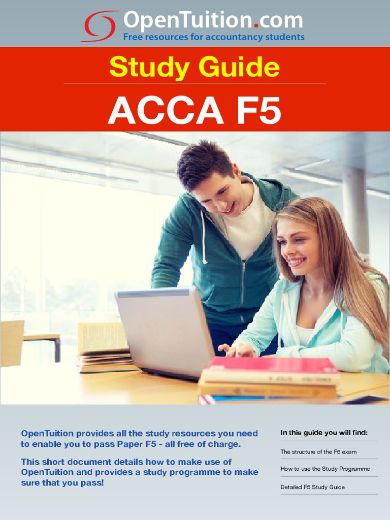 ACCA F5 Study Guide PDF | PDF | Test (Assessment) | Business
