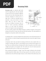 RRM Retaining Wall - Design Report | PDF | Drainage | Masonry