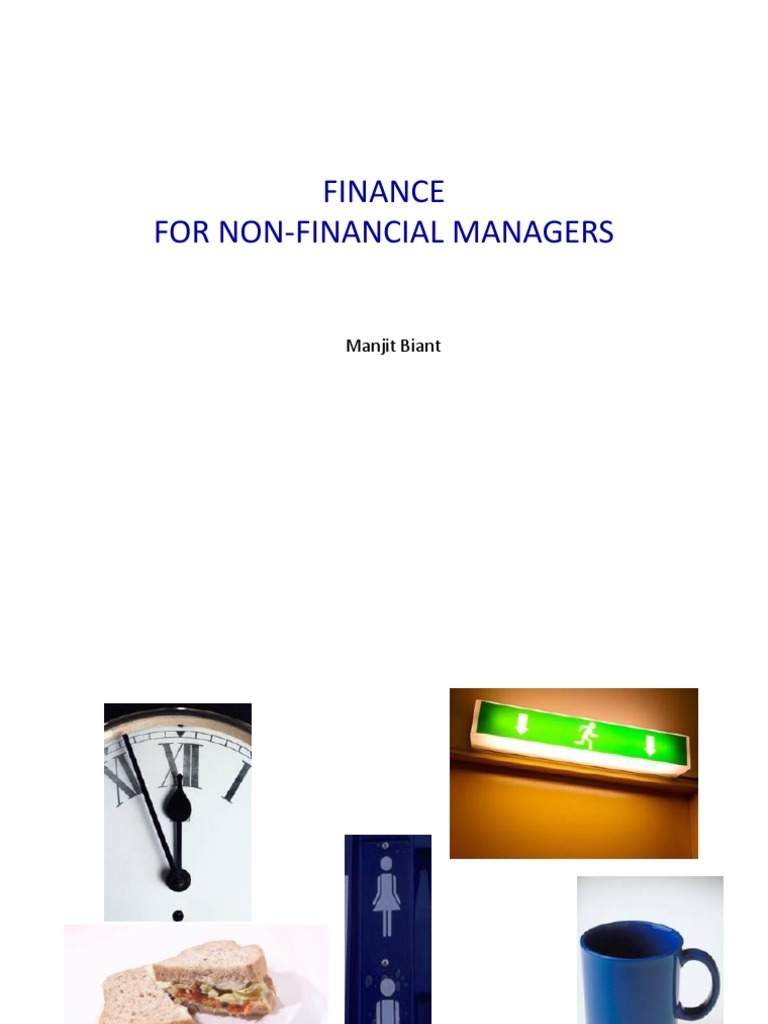 Finance For Non Finance Managers | PDF | Gross Margin | Book Value